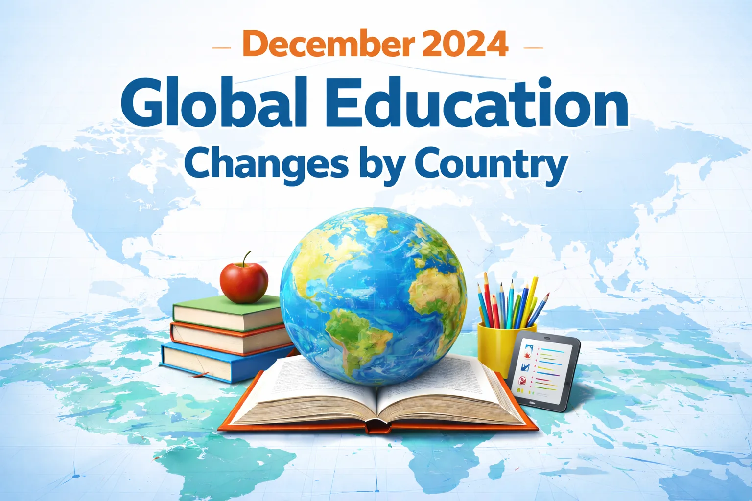 December 2024 Global Education Changes by Country
